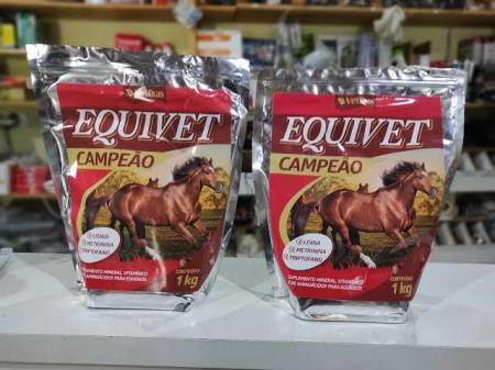 Sítio Vale do Sol - Suplemento para Equinos Equivet Campeão 1 kg - Meu ...